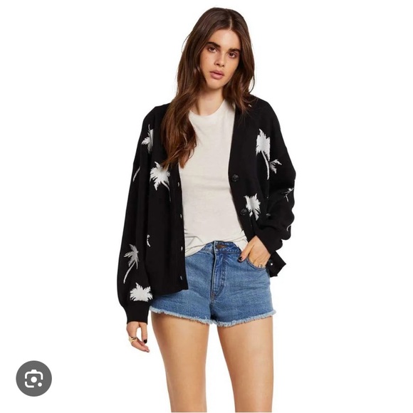 Volcom | Sweaters | Palm Tree Cardigan | Poshmark